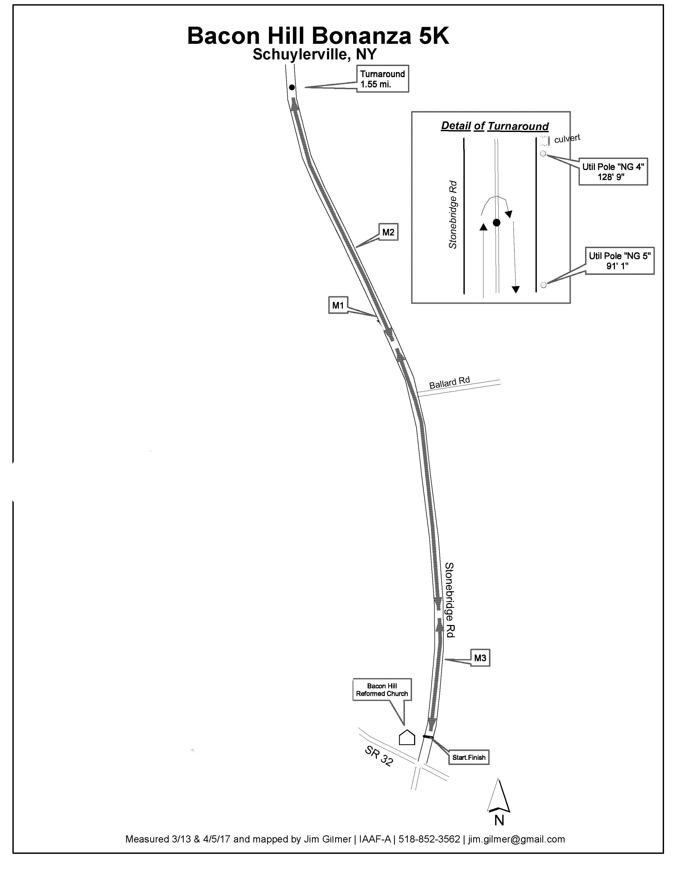 Course Maps – Bacon Hill Bonanza Road Race